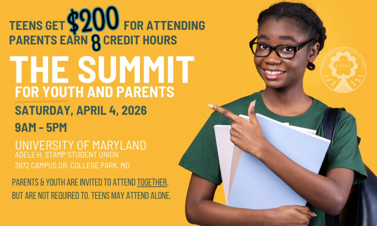 FORM – Foster Youth and Parent Summit | Foster and Adoptive Parent ...